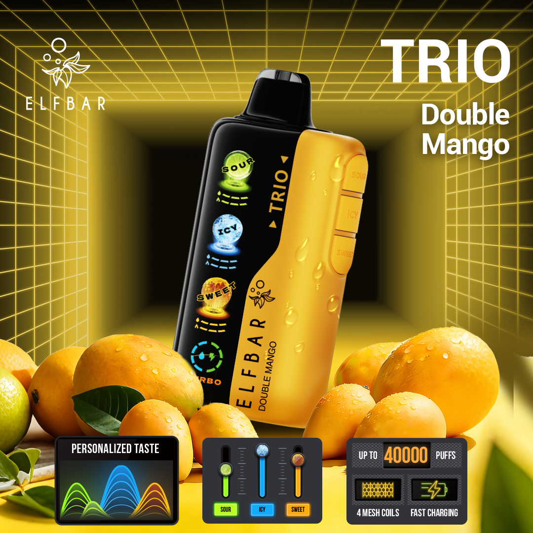 ELFBAR Trio 40000 Puffs Disposable Vape (Sour Flavors)