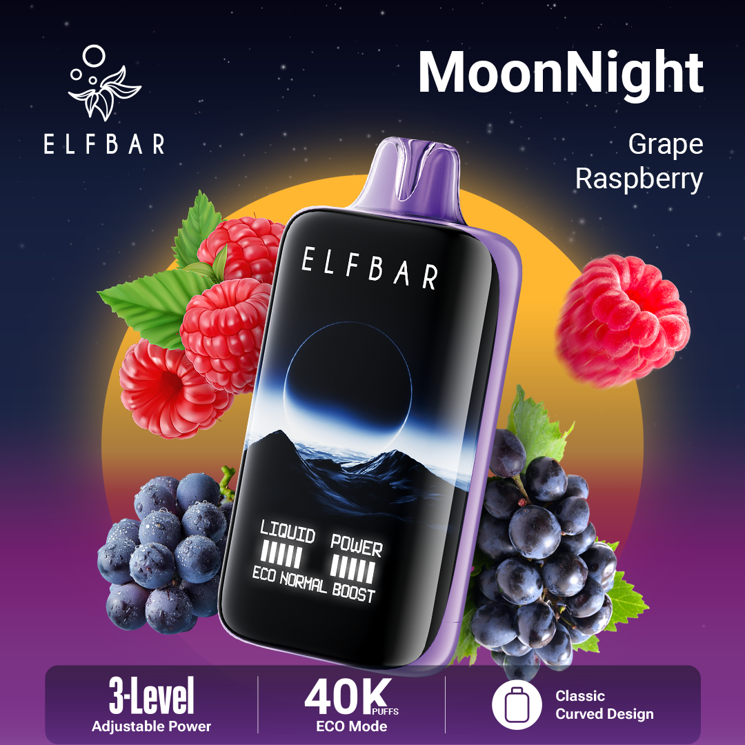 ELFBAR MoonNight Grape Raspberry